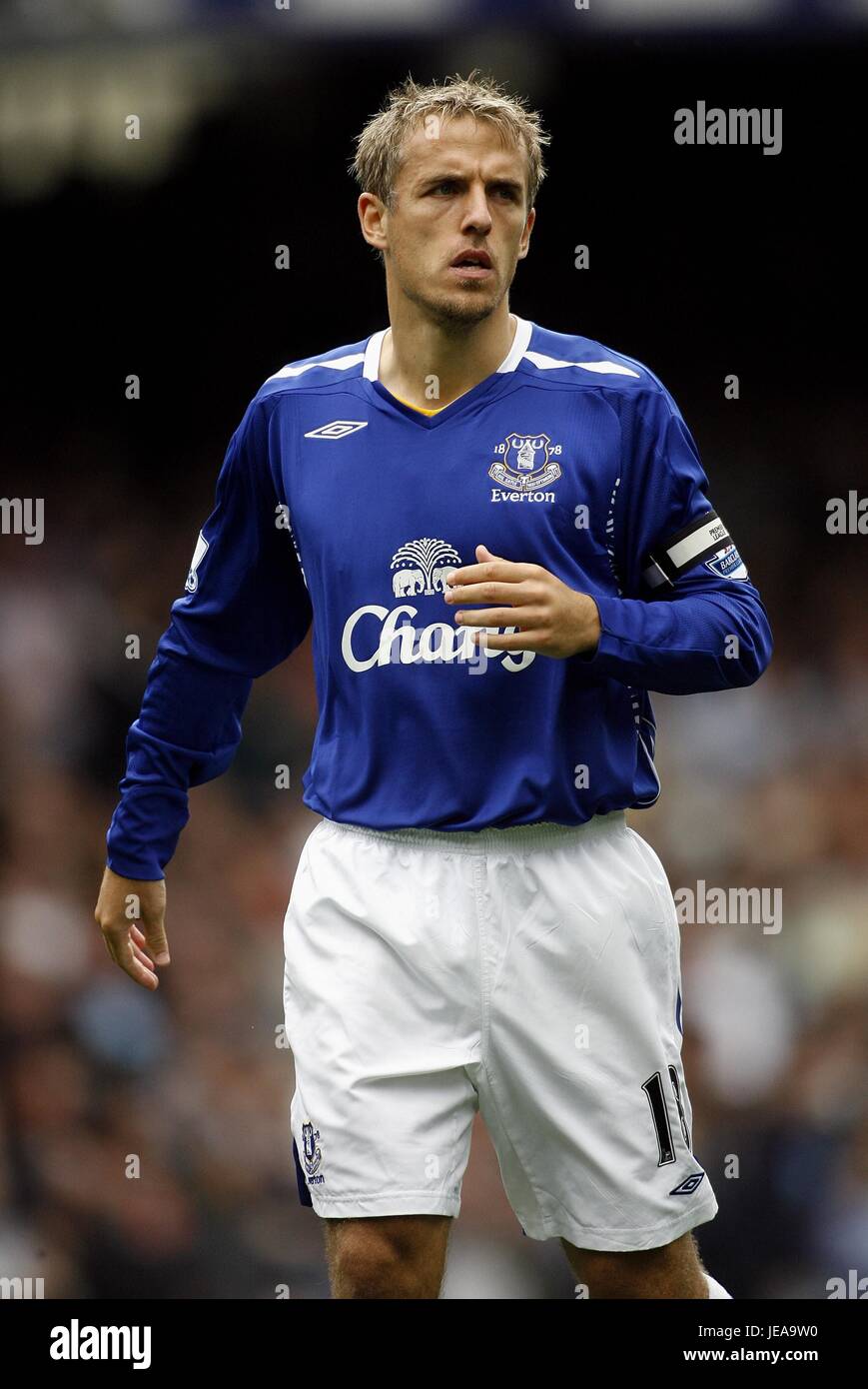 PHIL NEVILLE EVERTON FC GOODISON PARK LIVERPOOL ENGLAND 15 September ...