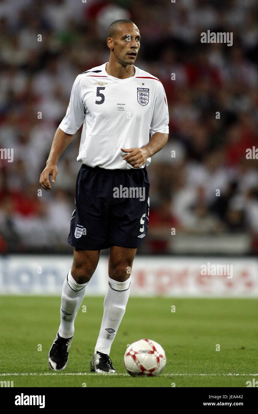 RIO FERDINAND ENGLAND V RUSSIA WEMBLEY STADIUM LONDON ENGLAND 12 ...