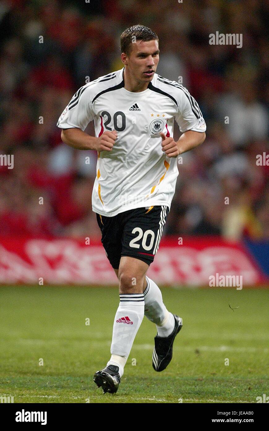 LUKE PODOLSKI GERMANY & BAYERN MUNICH MILLENNIUM STADIUM CARDIFF WALES ...