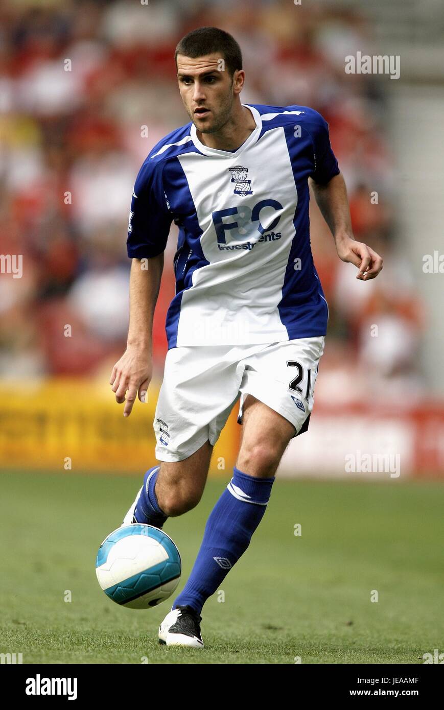 STUART PARNABY BIRMINGHAM FC RIVERSIDE STADIUM MIDDLESBROUGH ENGLAND 01 ...