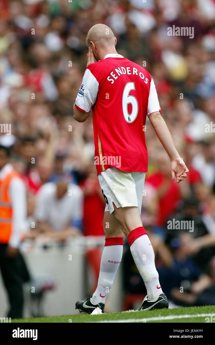 PHILIPPE SENDEROS ARSENAL FC EMIRATES STADIUM ARSENAL LONDON ENGLAND 02 ...