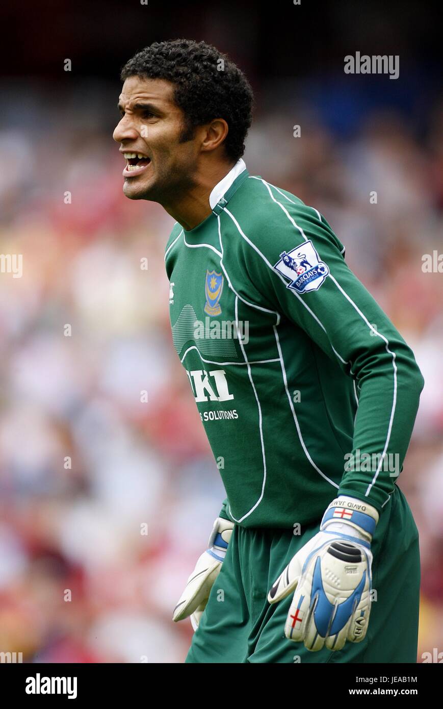 DAVID JAMES PORTSMOUTH FC EMIRATES STADIUM ARSENAL LONDON ENGLAND 02 ...