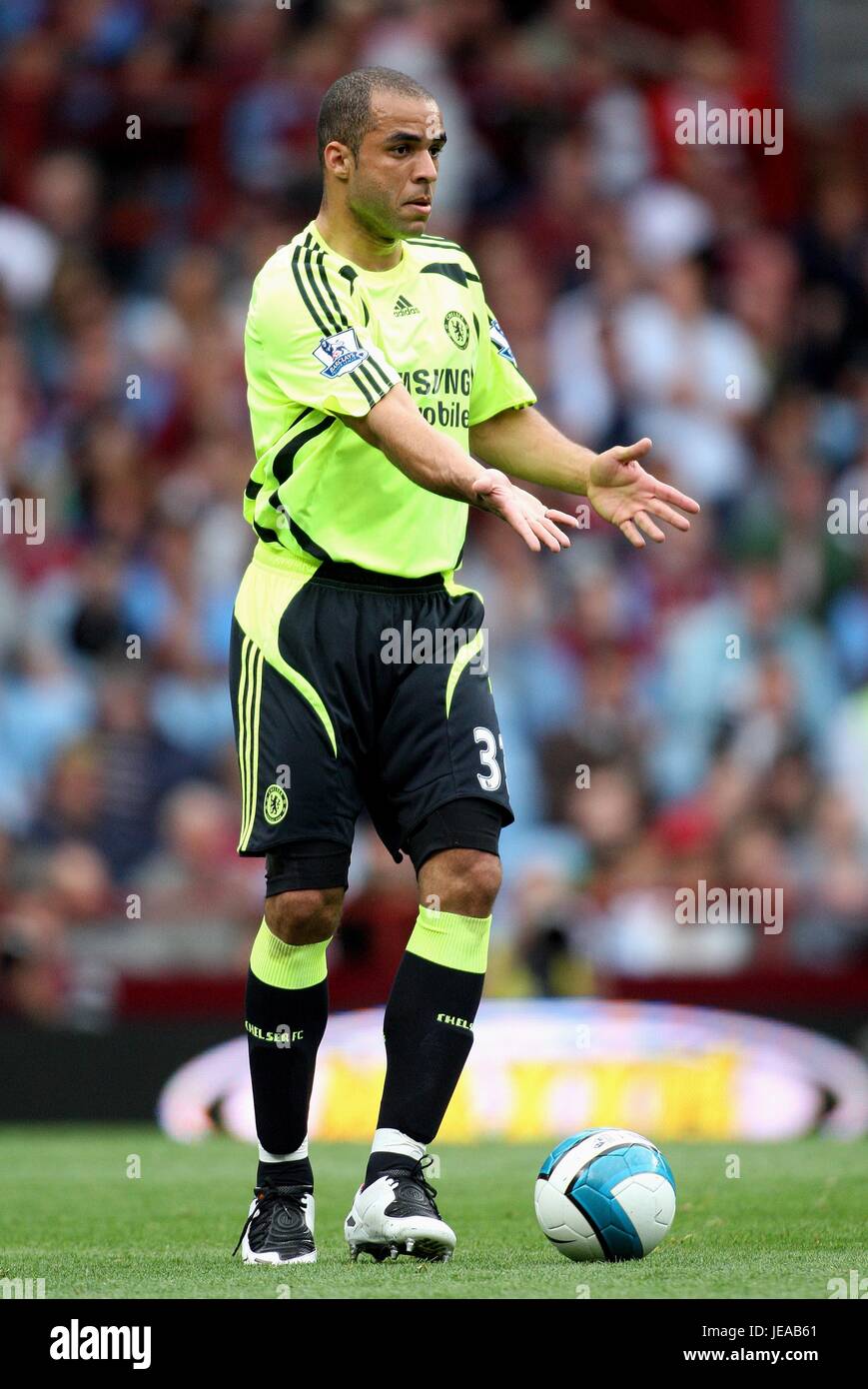 ALEX CHELSEA FC VILLA PARK BIRMINGHAM ENGLAND 02 September 2007 Stock ...