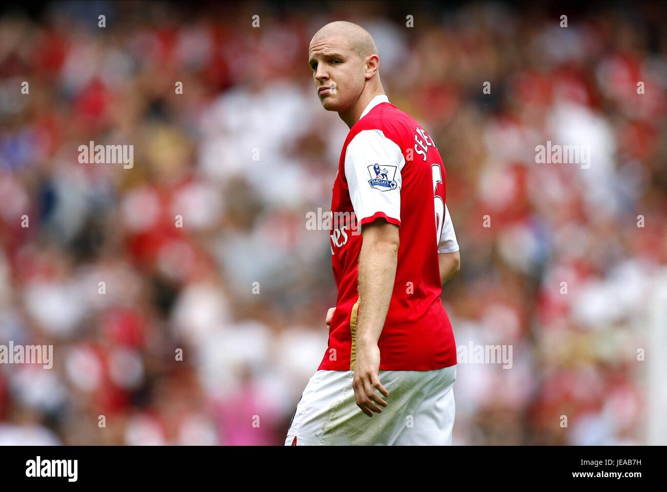 PHILIPPE SENDEROS WALKS OFF ARSENAL V PORTSMOUTH EMIRATES STADIUM ...