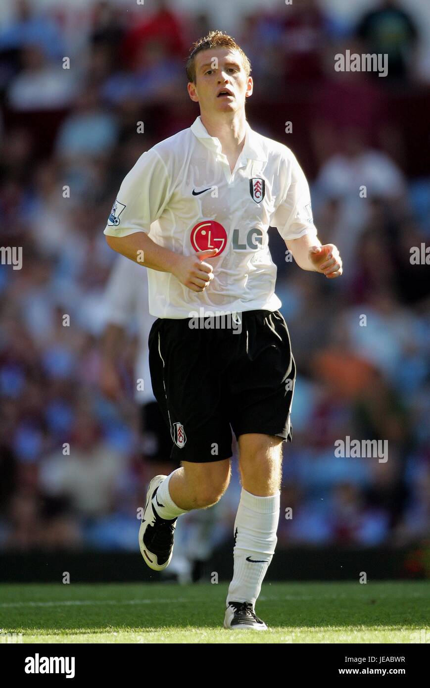 STEVEN DAVIS FULHAM FC VILLA PARK BIRMINGHAM ENGLAND 25 August 2007 ...