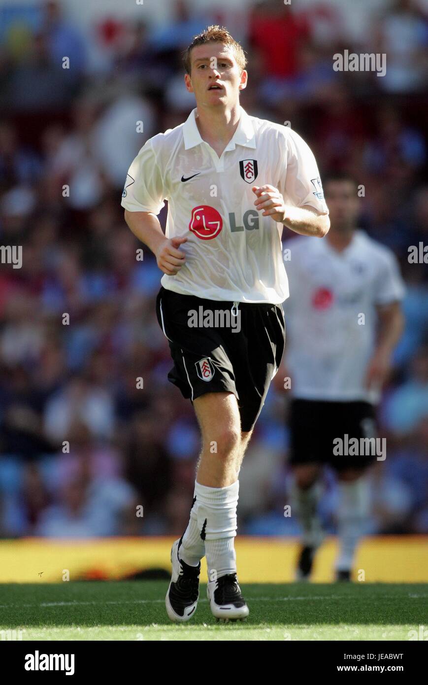 STEVEN DAVIS FULHAM FC VILLA PARK BIRMINGHAM ENGLAND 25 August 2007 ...