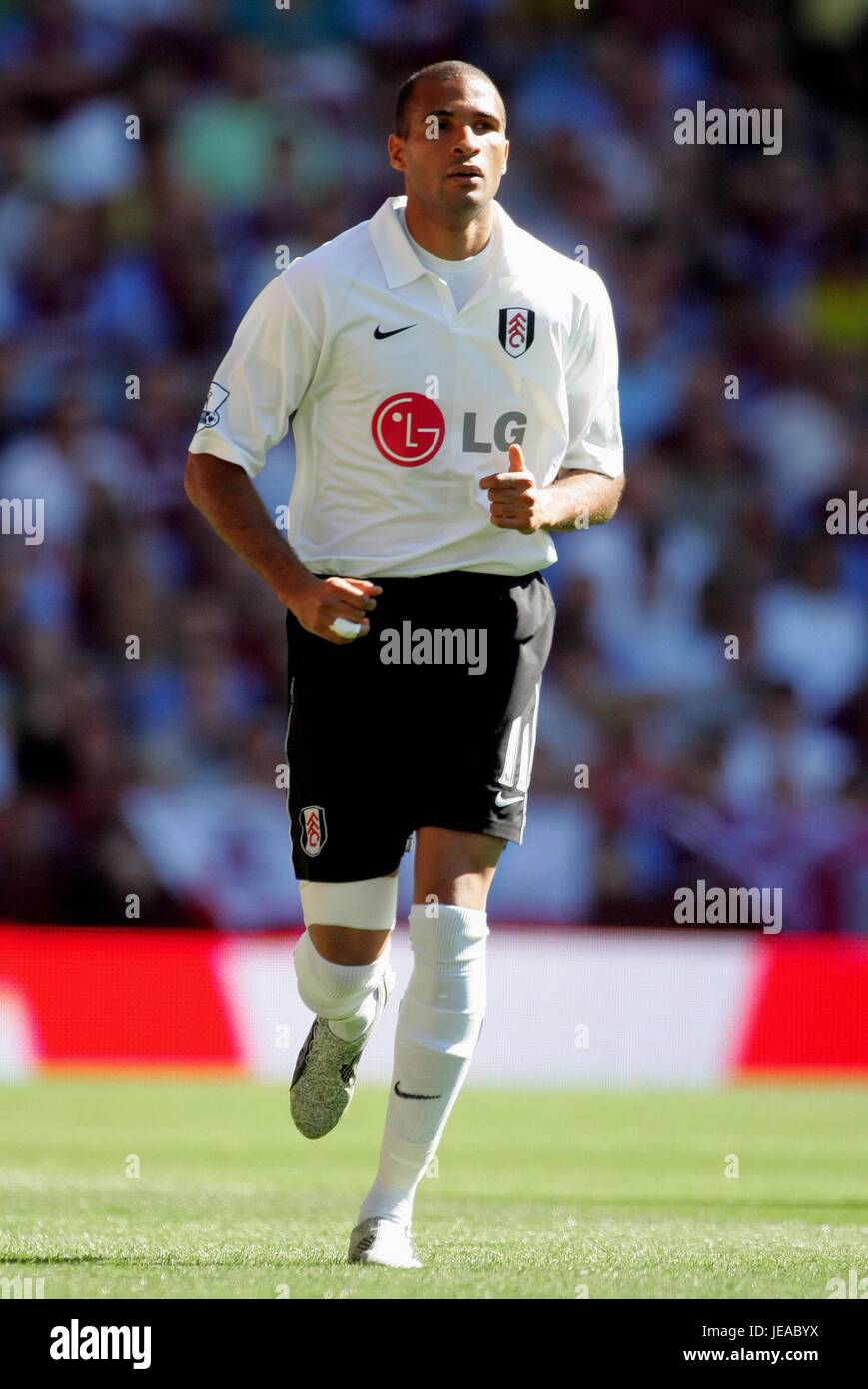 DIOMANSY KAMARA FULHAM FC VILLA PARK BIRMINGHAM ENGLAND 25 August 2007 ...