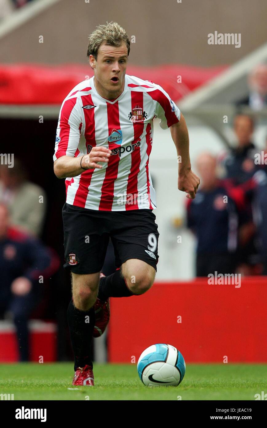 ANTHONY STOKES SUNDERLAND FC STADIUM OF LIGHT SUNDERLAND ENGLAND 25 ...