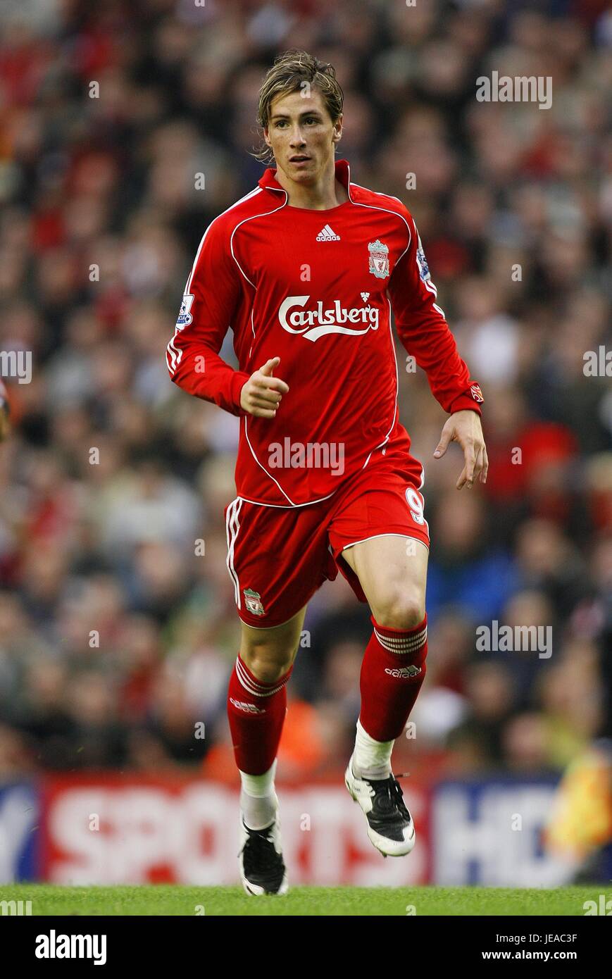 FERNANDO TORRES LIVERPOOL FC ANFIELD LIVERPOOL ENGLAND 19 August 2007 ...