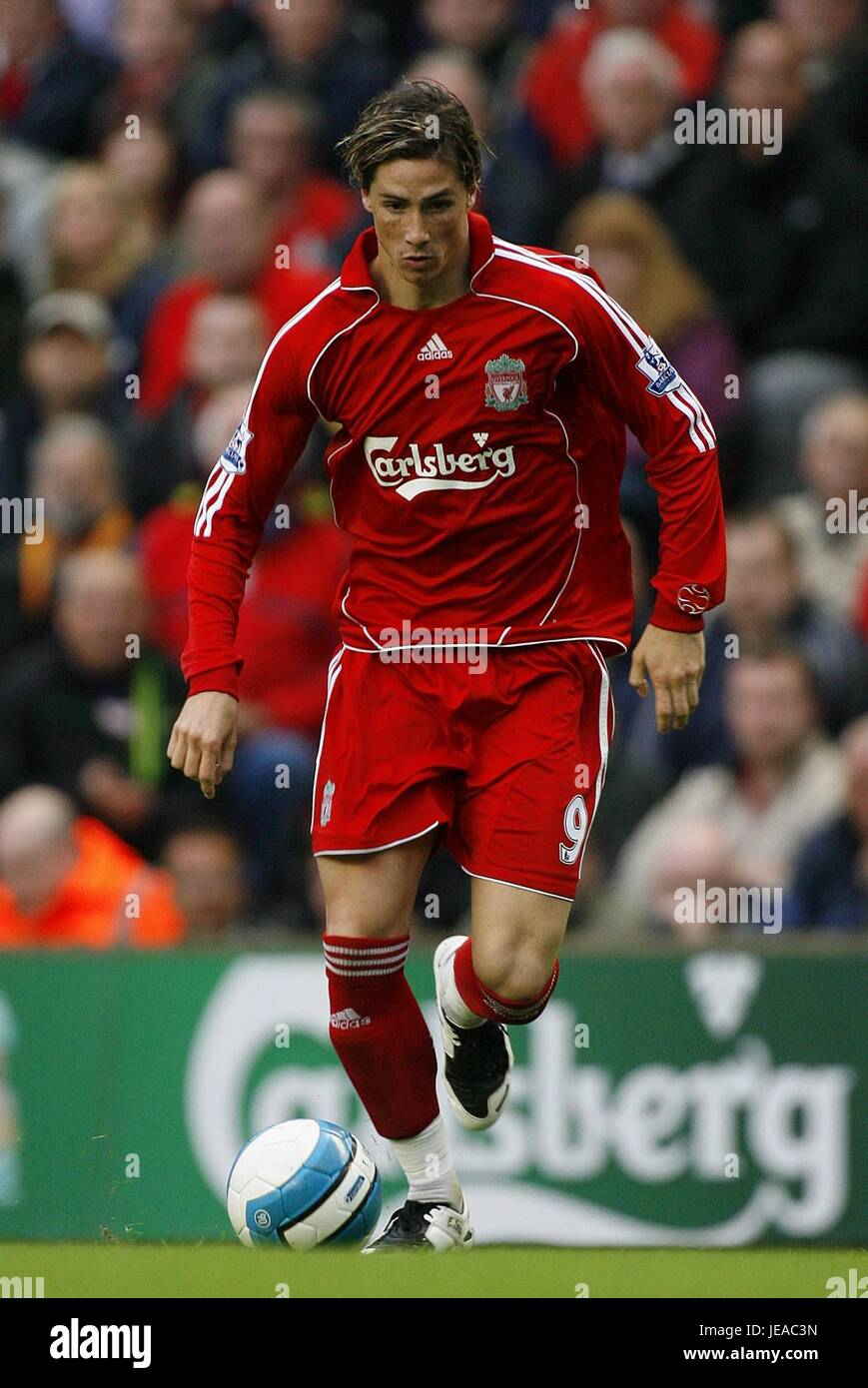 FERNANDO TORRES LIVERPOOL FC ANFIELD LIVERPOOL ENGLAND 19 August 2007 ...