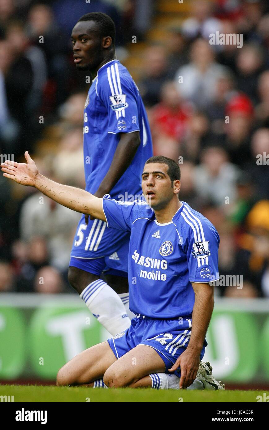 TAL BEN HAIM CHELSEA FC ANFIELD LIVERPOOL ENGLAND 19 August 2007 Stock ...