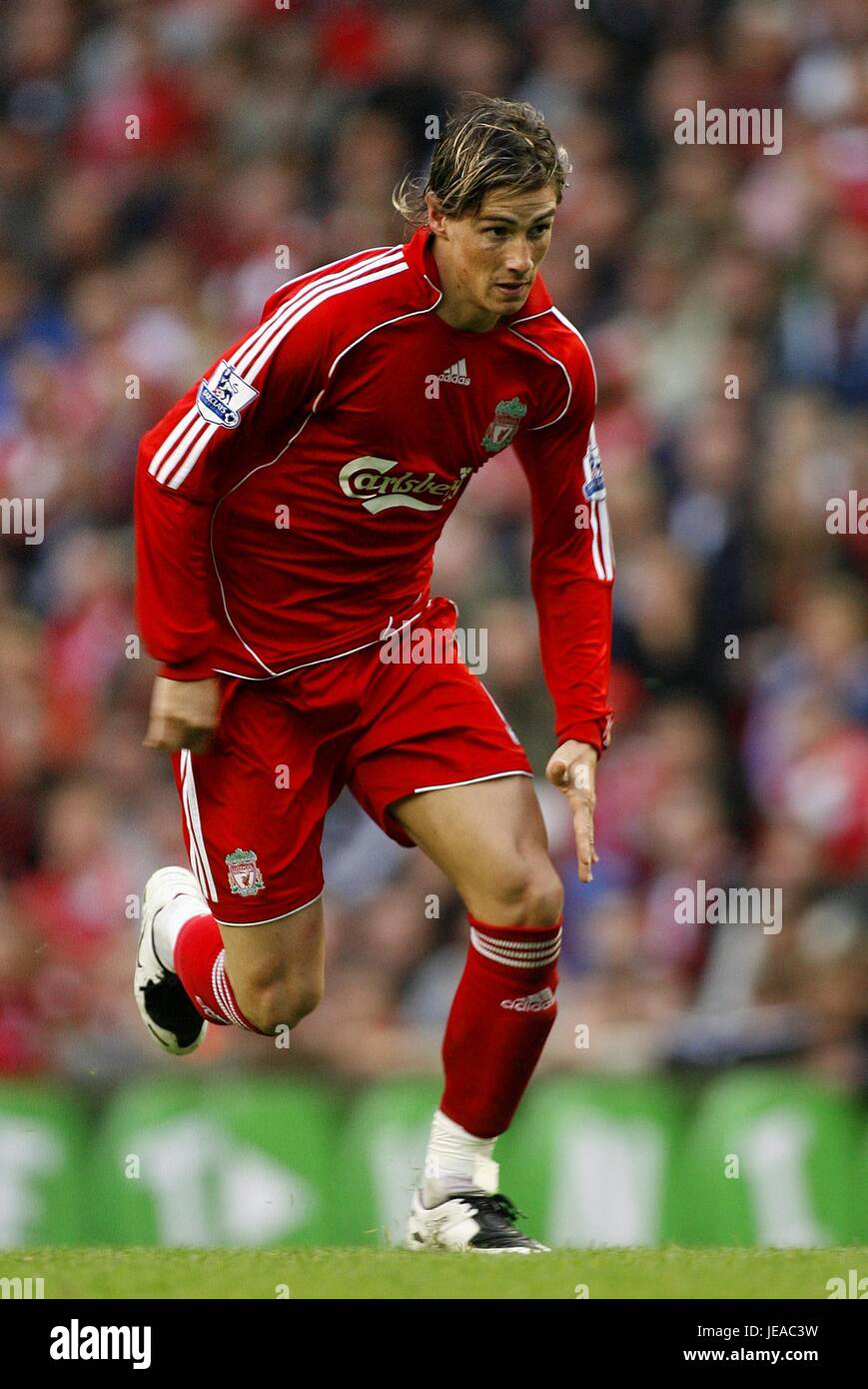 FERNANDO TORRES LIVERPOOL FC ANFIELD LIVERPOOL ENGLAND 19 August 2007 ...