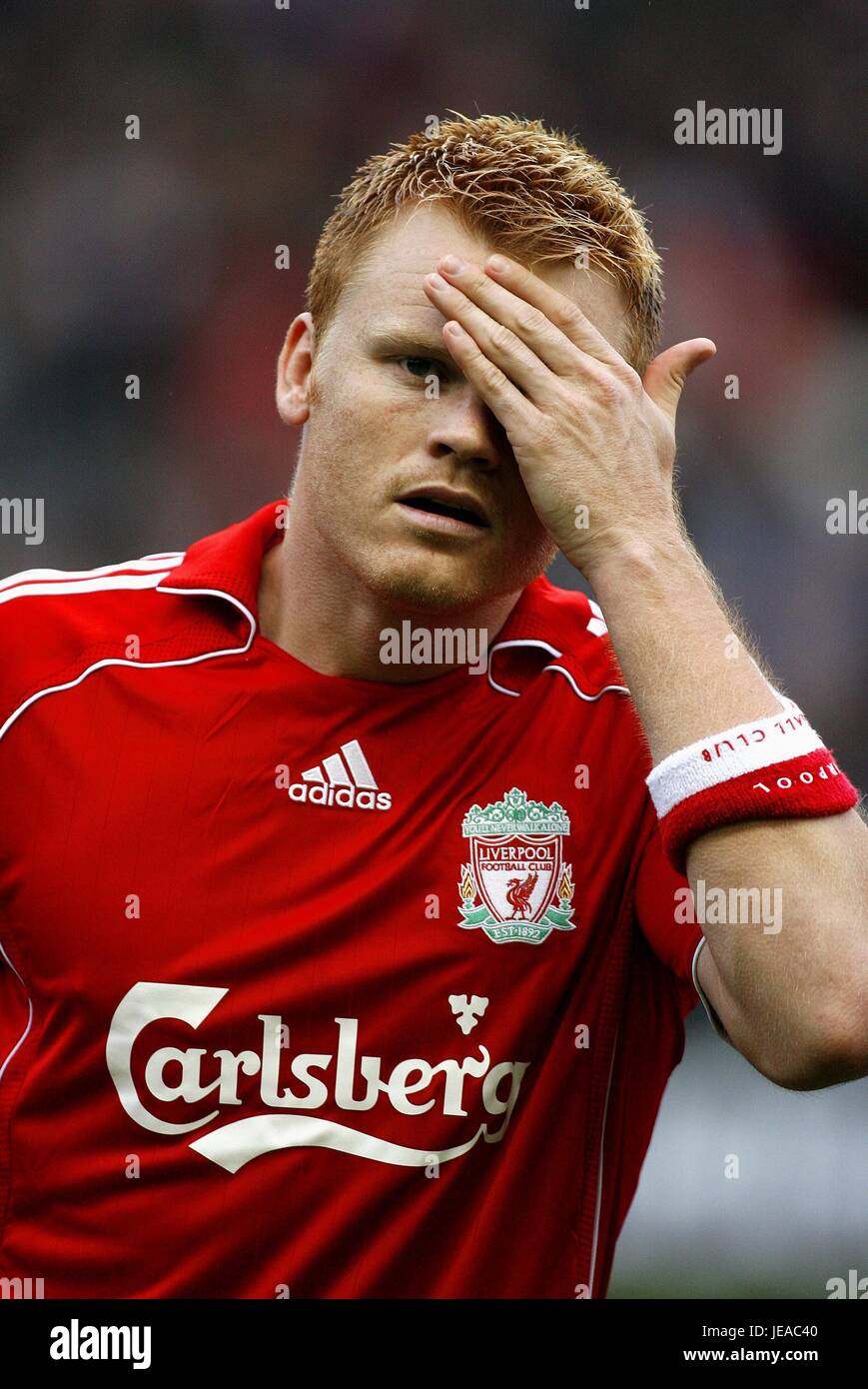JOHN ARNE RIISE LIVERPOOL FC ANFIELD LIVERPOOL ENGLAND 19 August 2007 ...