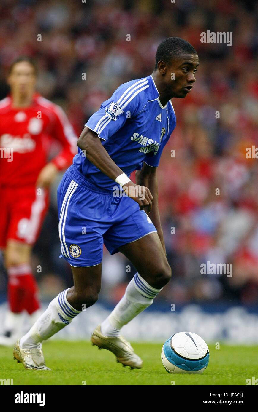SALOMON KALOU CHELSEA FC ANFIELD LIVERPOOL ENGLAND 19 August 2007 Stock ...