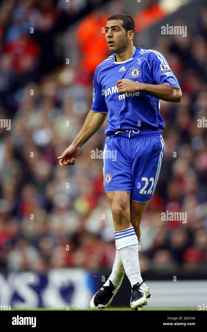 TAL BEN HAIM CHELSEA FC ANFIELD LIVERPOOL ENGLAND 19 August 2007 Stock ...