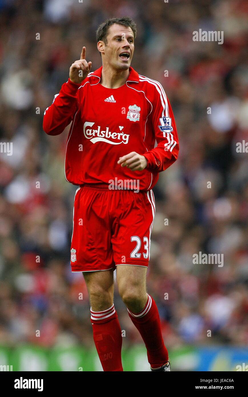 JAMIE CARRAGHER LIVERPOOL FC ANFIELD LIVERPOOL ENGLAND 19 August 2007 ...