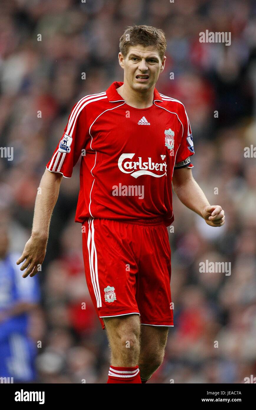 STEVEN GERRARD LIVERPOOL FC ANFIELD LIVERPOOL ENGLAND 19 August 2007 ...