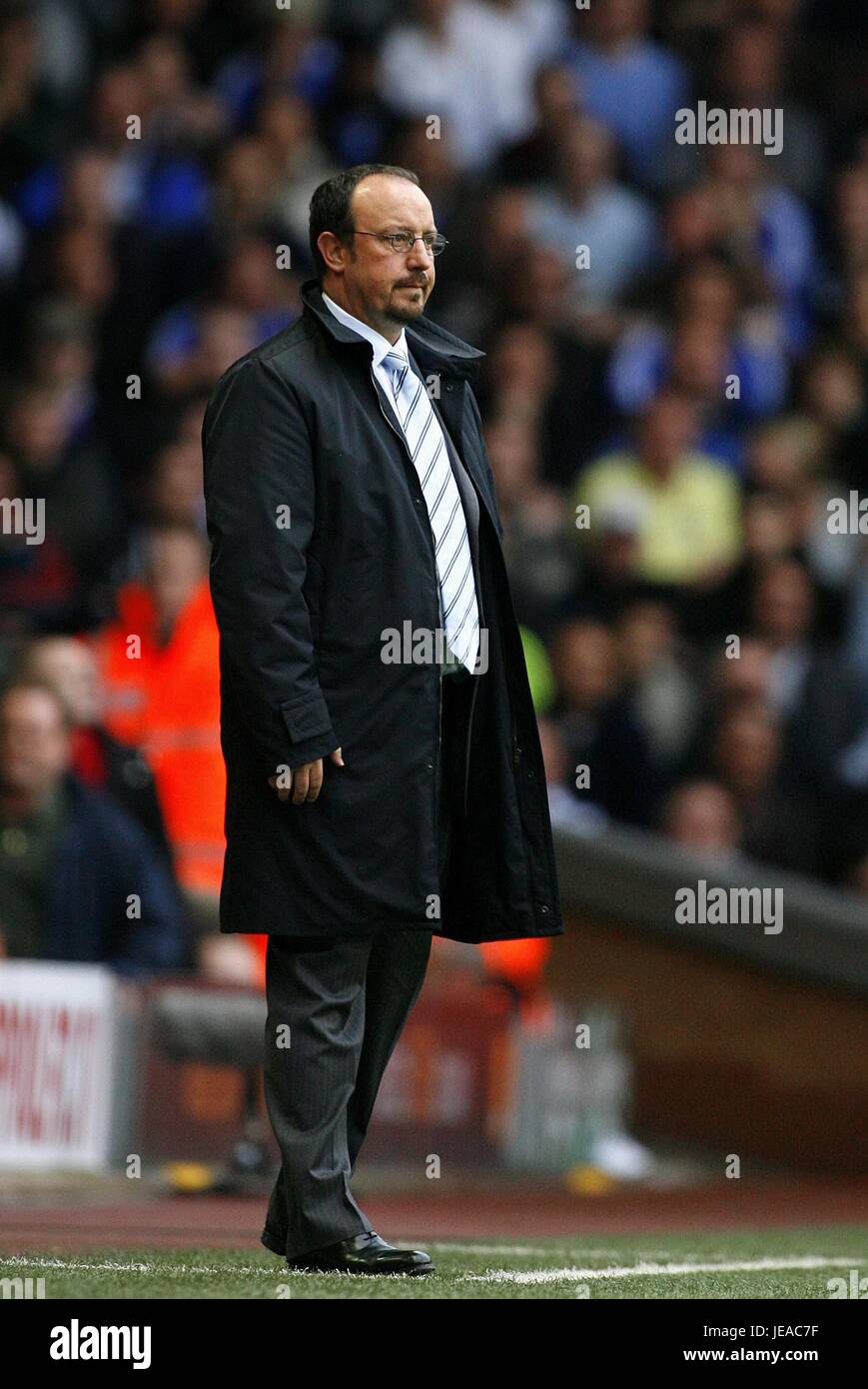RAFA BENITEZ LIVERPOOL FC MANAGER ANFIELD LIVERPOOL ENGLAND 19 August ...