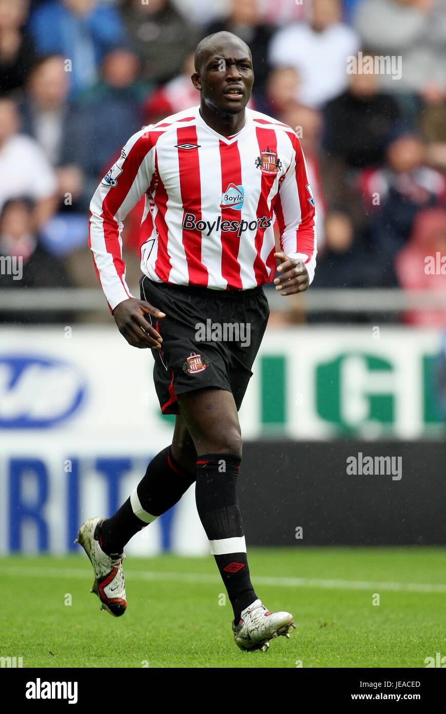 NYRON NOSWORTHY SUNDERLAND FC JJB STADIUM WIGAN ENGLAND 18 August 2007 ...
