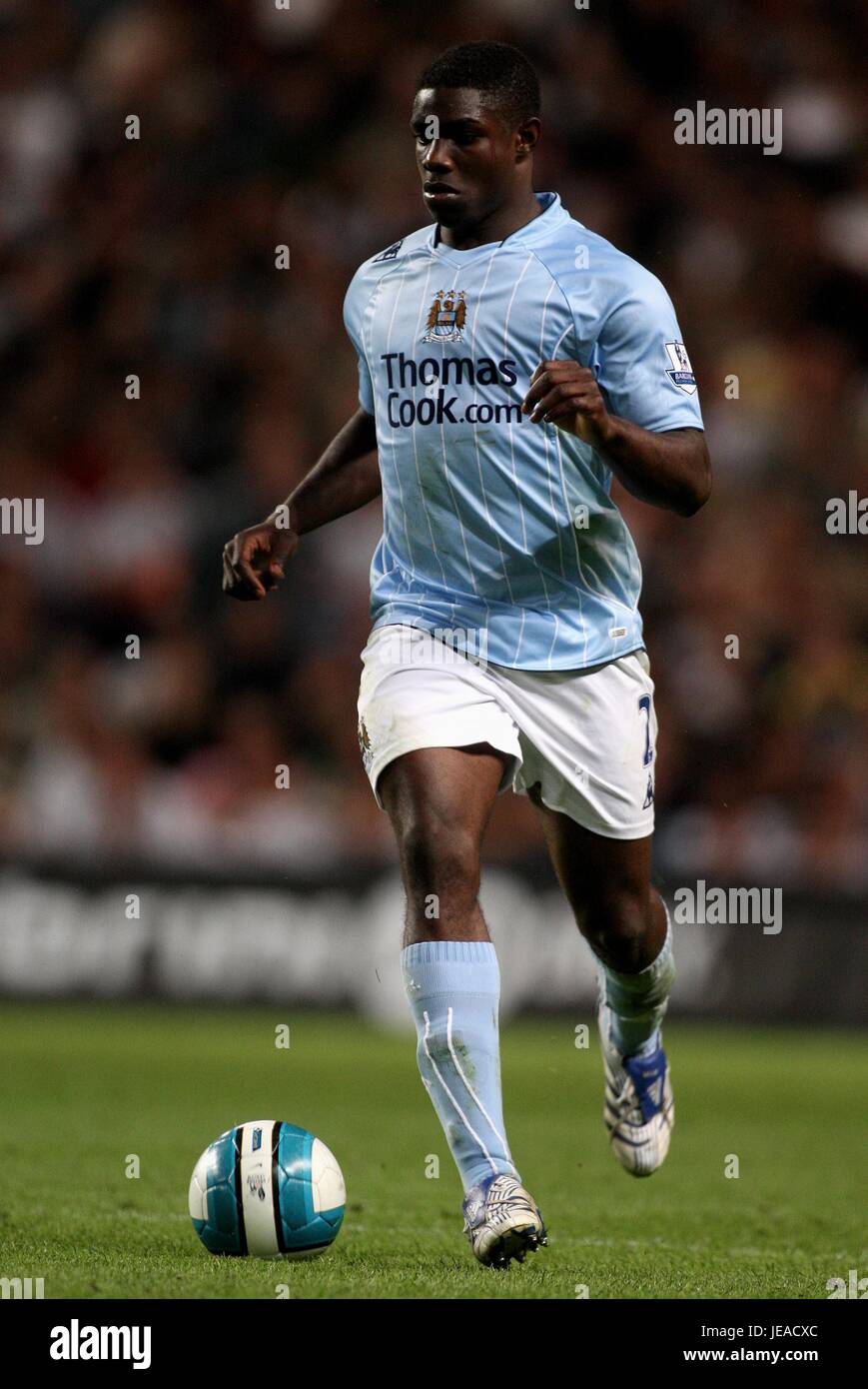 MICAH RICHARDS MANCHESTER CITY FC CITY OF MANCHESTER STADIUM MANCHESTER ...