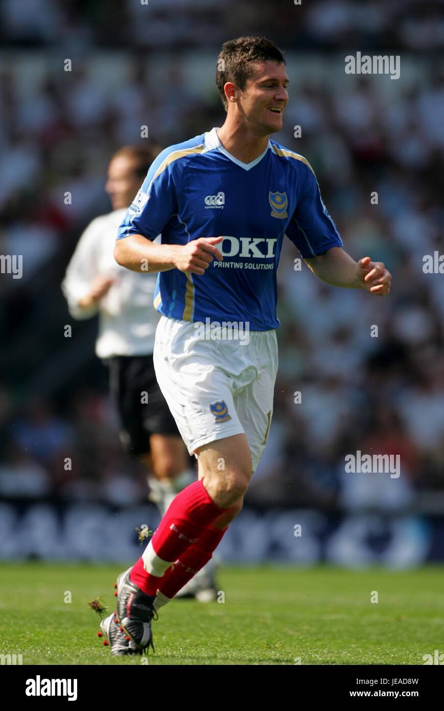 DAVID NUGENT PORTSMOUTH FC PRIDE PARK DERBY ENGLAND 11 August 2007 ...