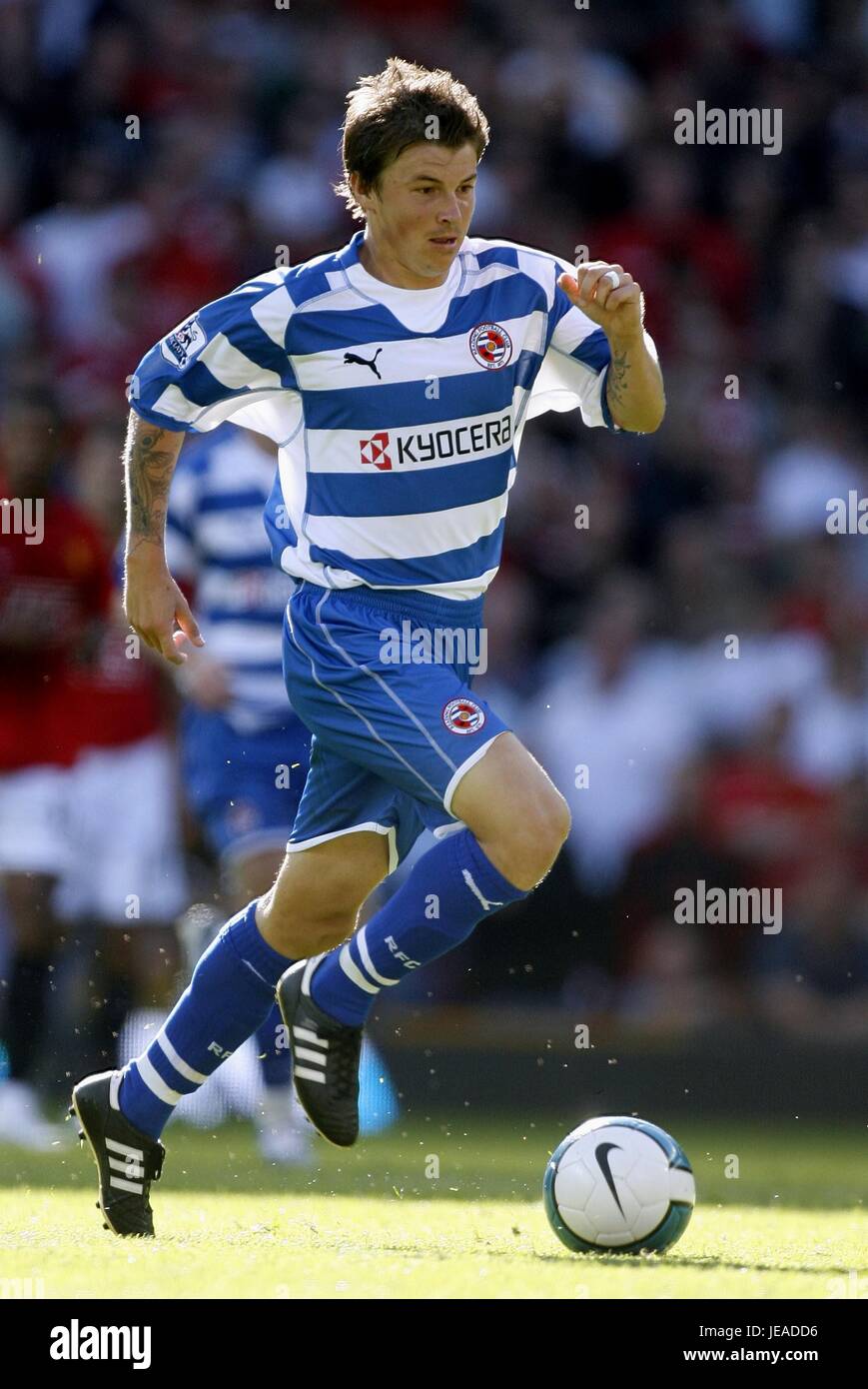 JOHN OSTER READING FC OLD TRAFFORD MANCHESTER ENGLAND 12 August 2007 ...