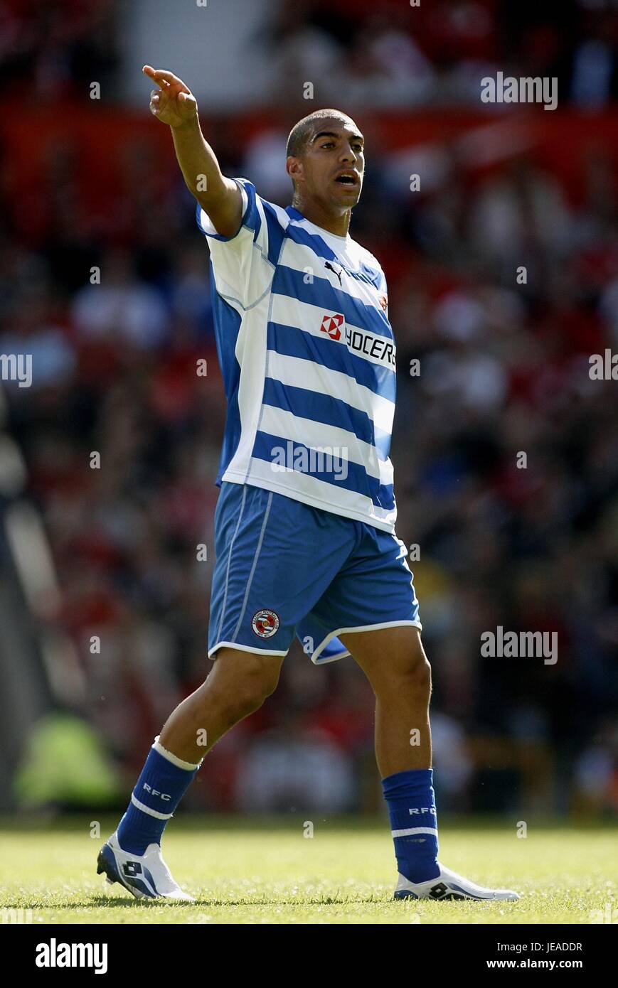 JAMES HARPER READING FC OLD TRAFFORD MANCHESTER ENGLAND 12 August 2007 ...