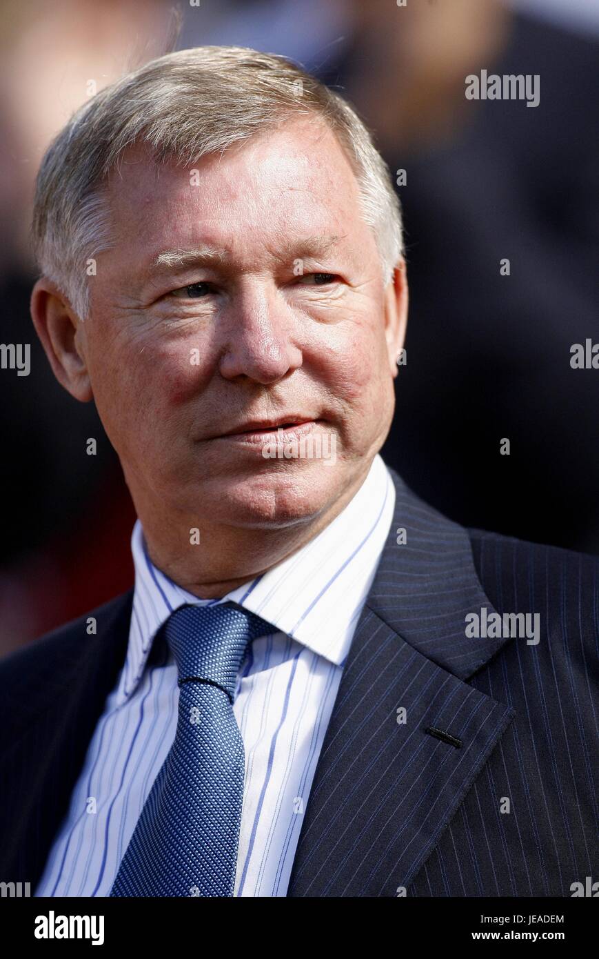 SIR ALEX FERGUSON MANCHESTER UNITED FC MANAGER OLD TRAFFORD MANCHESTER ...