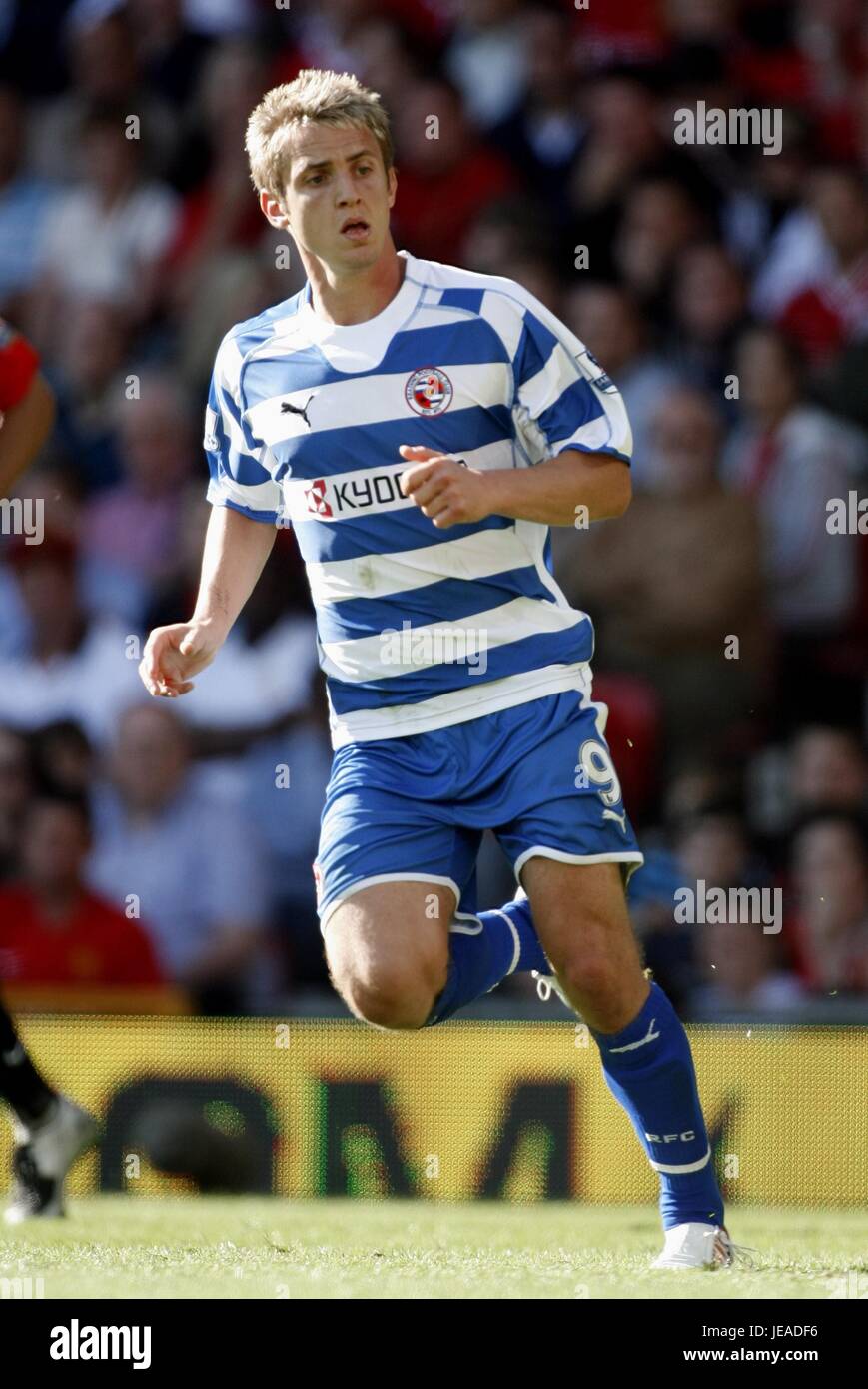 KEVIN DOYLE READING FC OLD TRAFFORD MANCHESTER ENGLAND 12 August 2007 ...