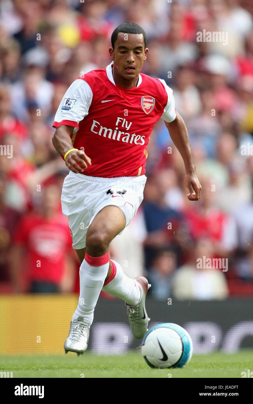 THEO WALCOTT ARSENAL FC EMIRATES STADIUM LONDON ENGLAND 12 August 2007 ...