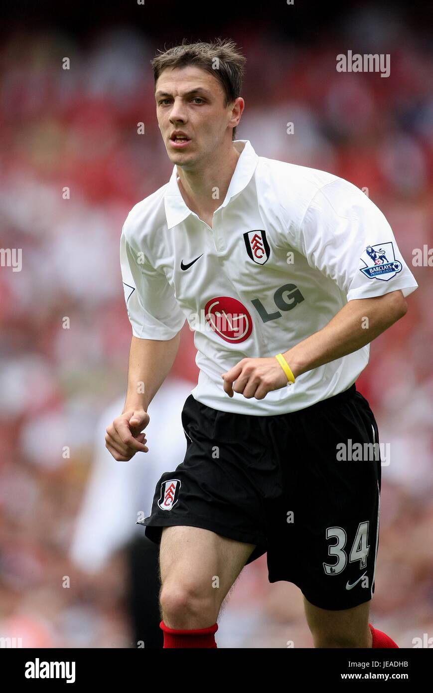 CHRIS BAIRD FULHAM FC EMIRATES STADIUM LONDON ENGLAND 12 August 2007 ...