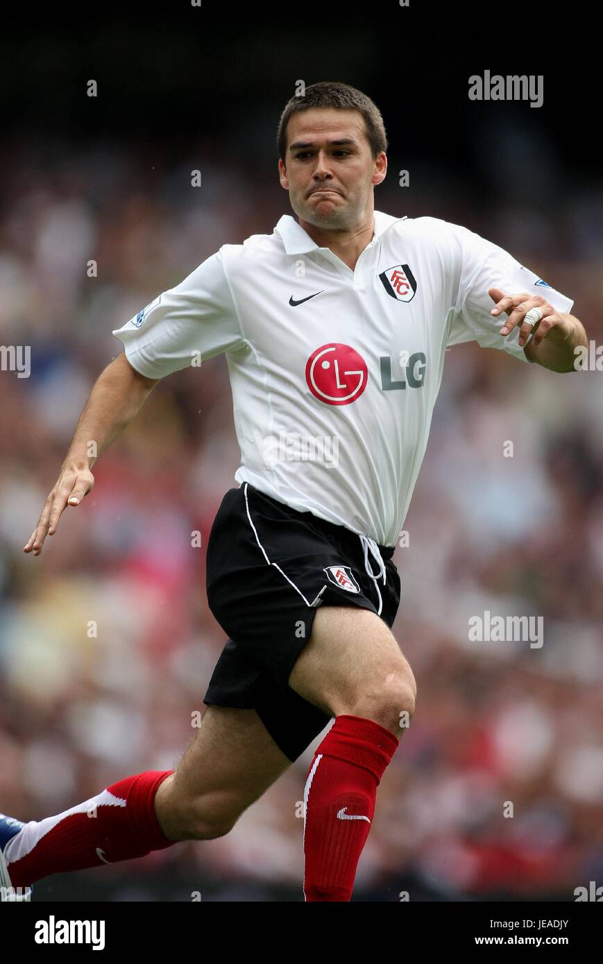 DAVID HEALY FULHAM FC EMIRATES STADIUM LONDON ENGLAND 12 August 2007 ...