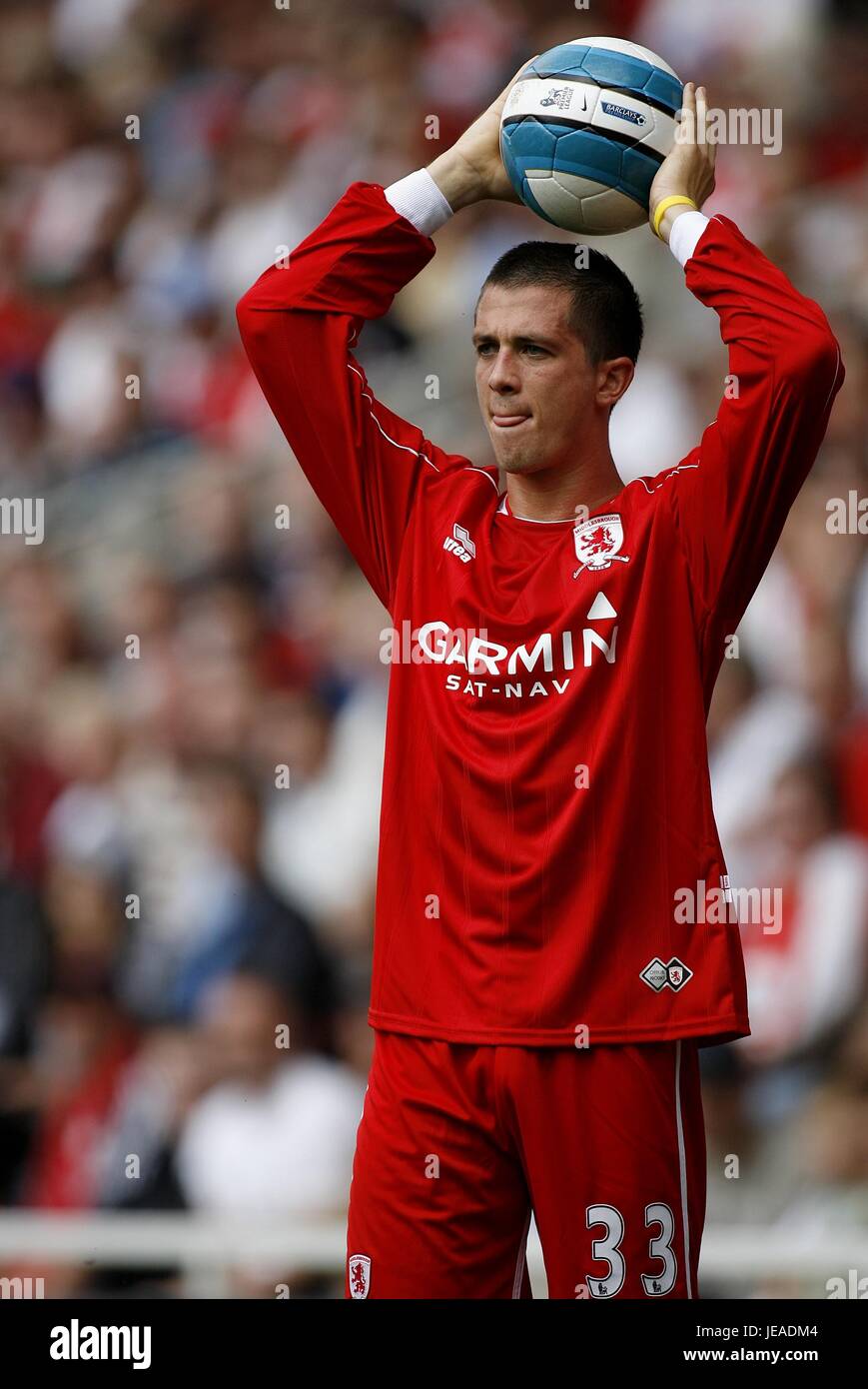 ANDREW TAYLOR MIDDLESBROUGH FC RIVERSIDE STADIUM MIDDLESBROUGH ENGLAND ...