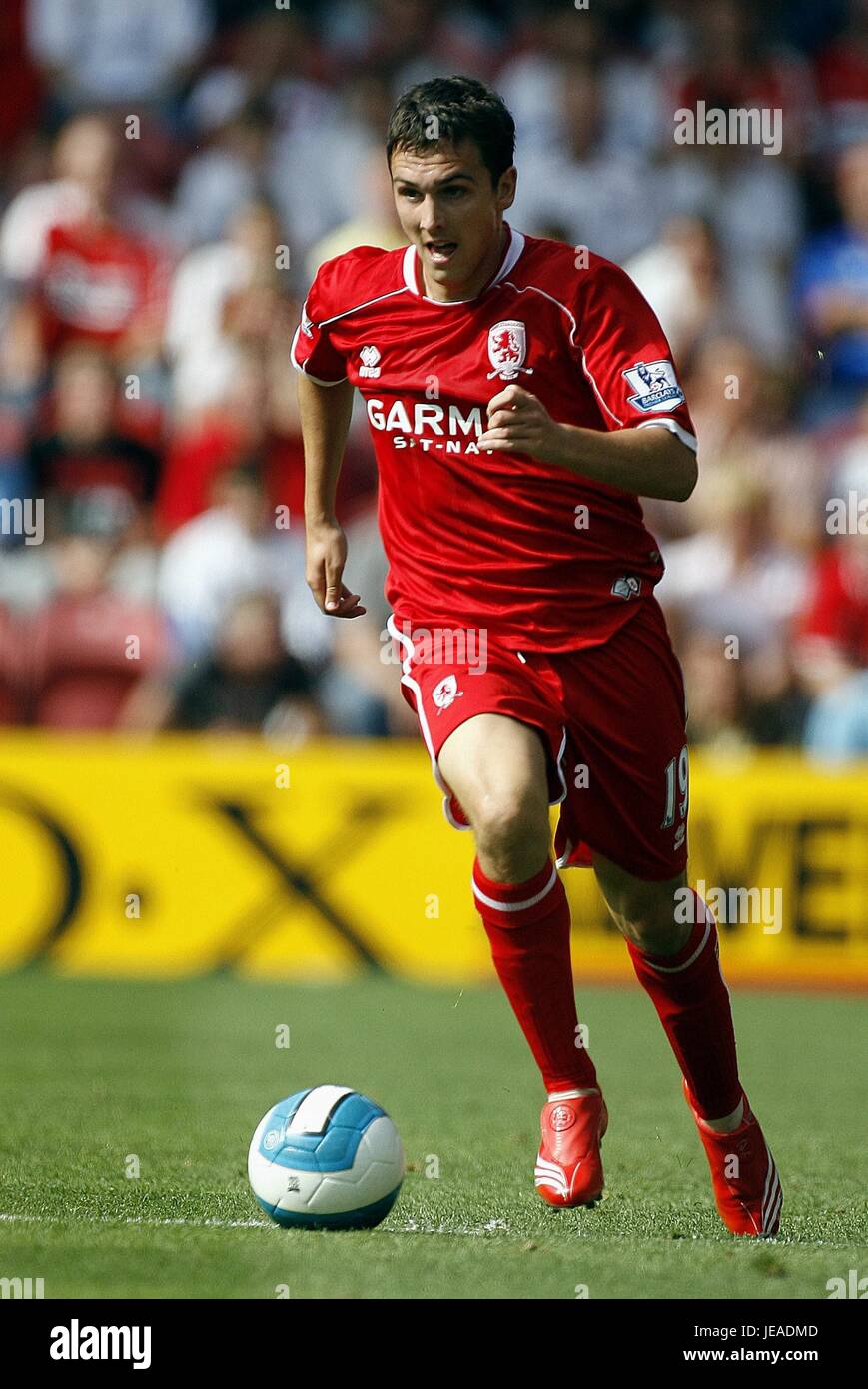 STUART DOWNING MIDDLESBROUGH FC RIVERSIDE STADIUM MIDDLESBROUGH ENGLAND ...
