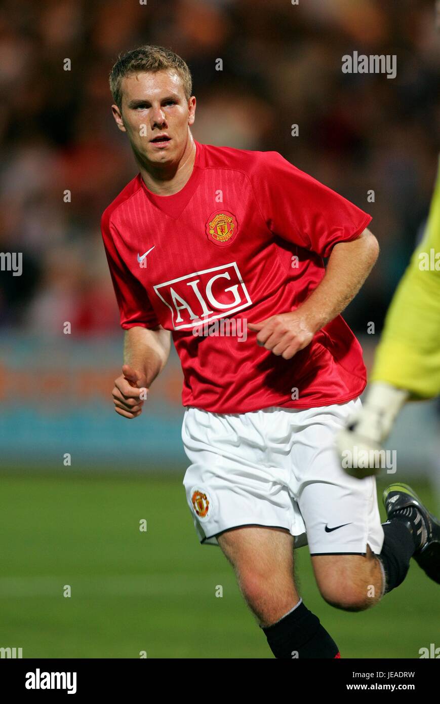 SEAN EVANS MANCHESTER UNITED FC EAST END PARK DUNFERMLINE SCOTLAND 08 ...