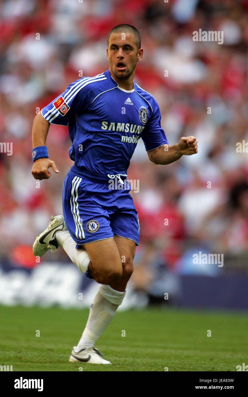 JOE COLE CHELSEA FC WEMBLEY LONDON ENGLAND 05 August 2007 Stock Photo ...