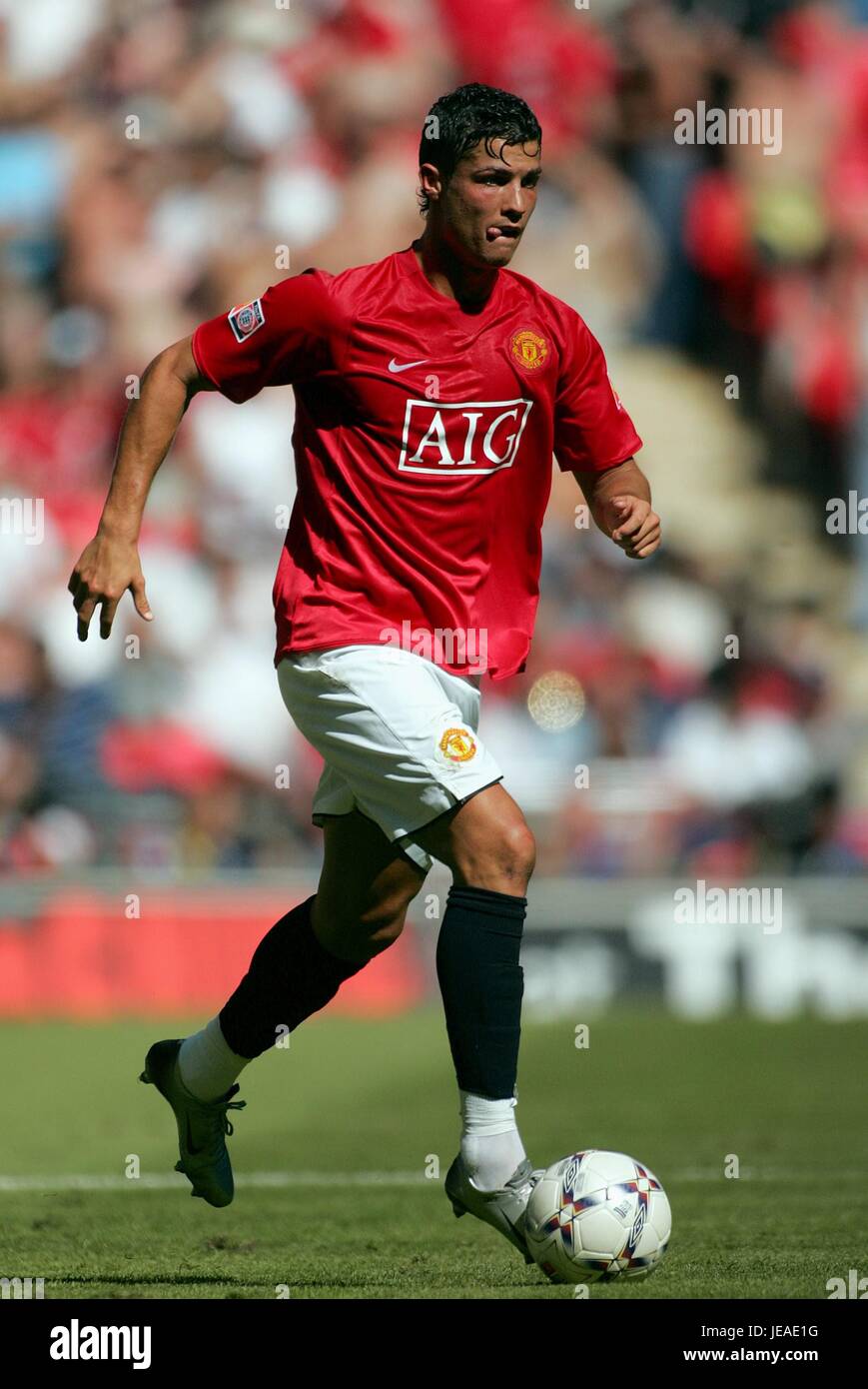 CRISTIANO RONALDO MANCHESTER UNITED FC WEMBLEY LONDON ENGLAND 05 August ...