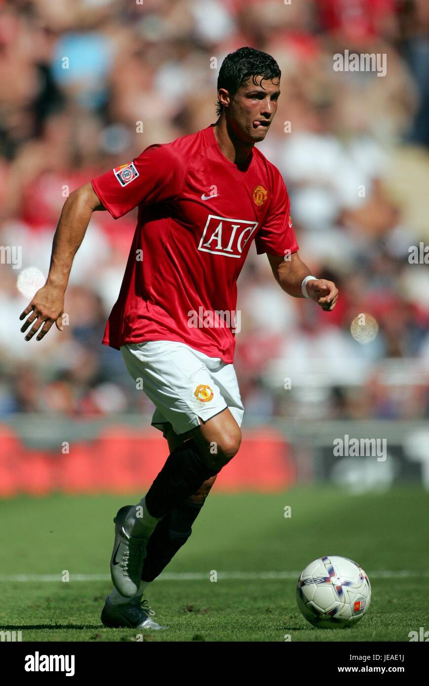 CRISTIANO RONALDO MANCHESTER UNITED FC WEMBLEY LONDON ENGLAND 05 August ...