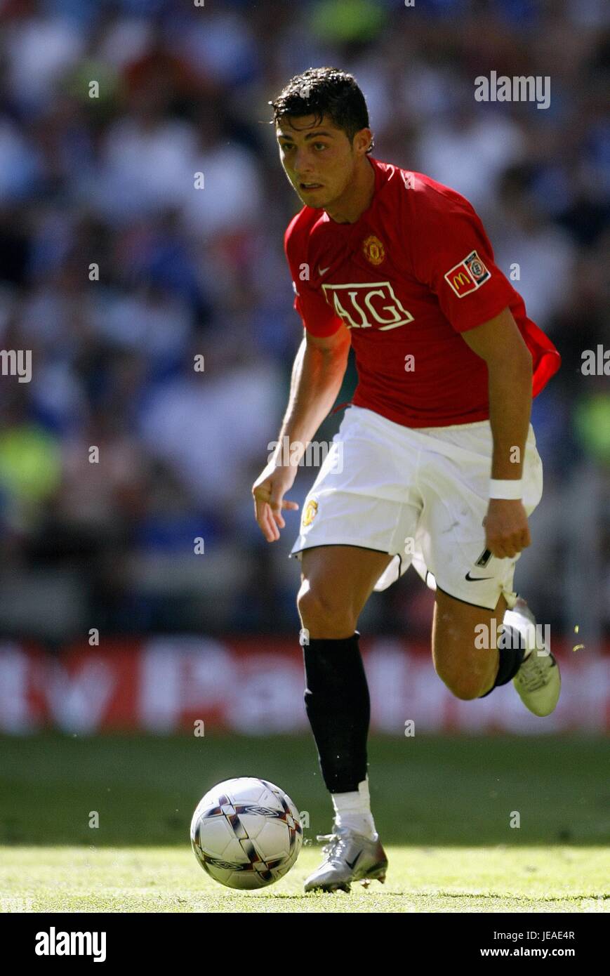 CRISTIANO RONALDO MANCHESTER UNITED FC WEMBLEY LONDON ENGLAND 05 August ...