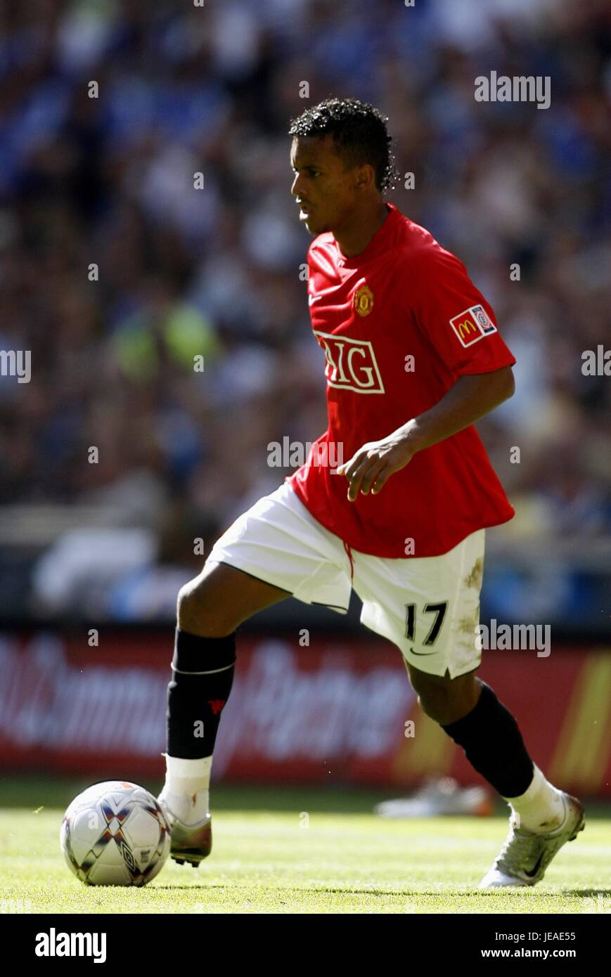 LUIS NANI MANCHESTER UNITED FC WEMBLEY LONDON ENGLAND 05 August 2007 ...