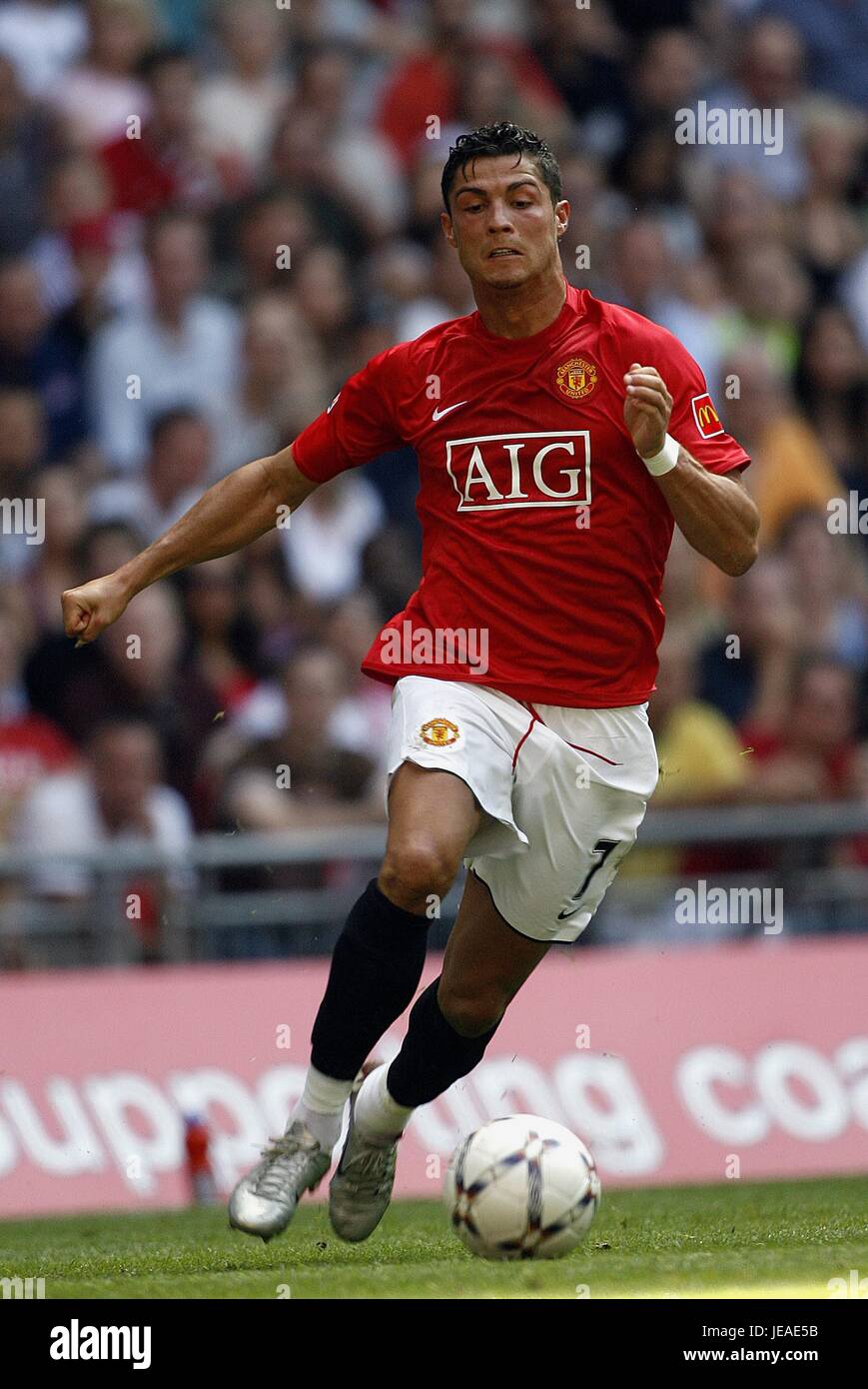CRISTIANO RONALDO MANCHESTER UNITED FC WEMBLEY LONDON ENGLAND 05 August ...