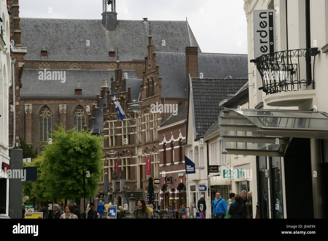 This photograph depicts Grotestraat, a street in Venray, Netherlands ...