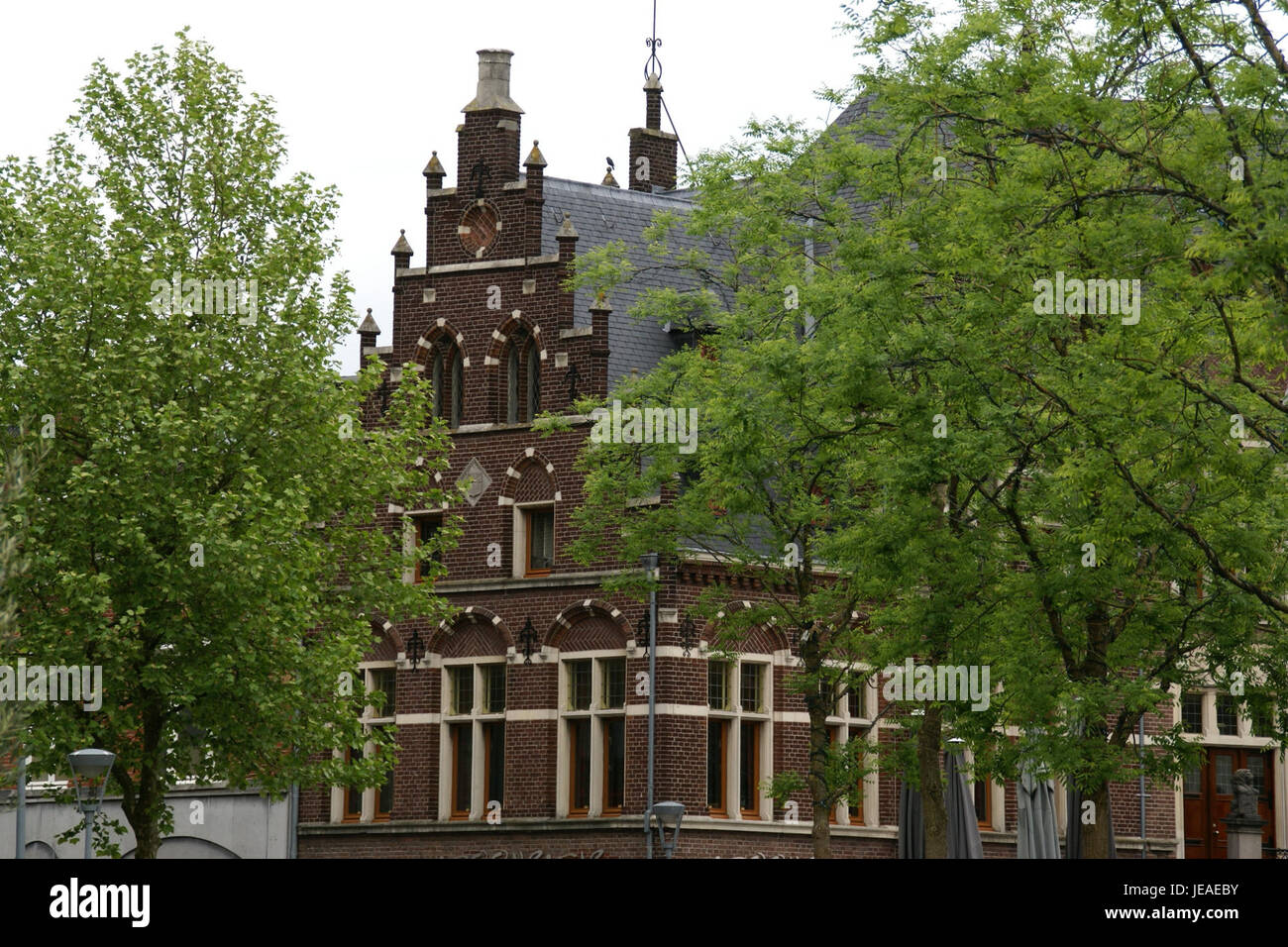 The facade of the Grote Markt in Venray, Netherlands, showcasing ...