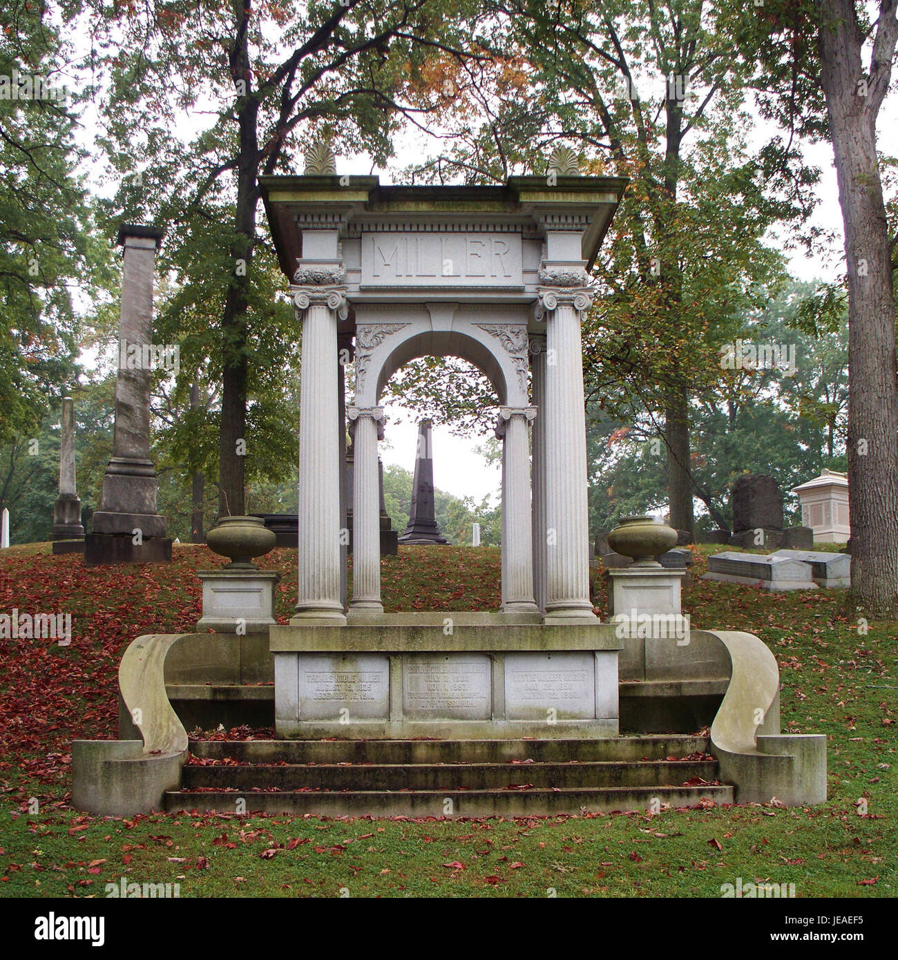 The Allegheny Cemetery in Pittsburgh is known for its historical graves ...