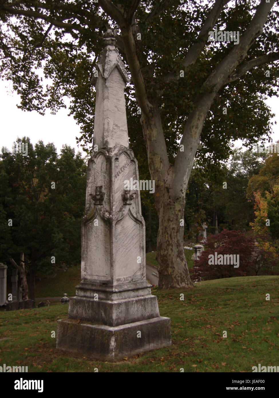 This image features the Allegheny Cemetery in Pittsburgh, known for its ...