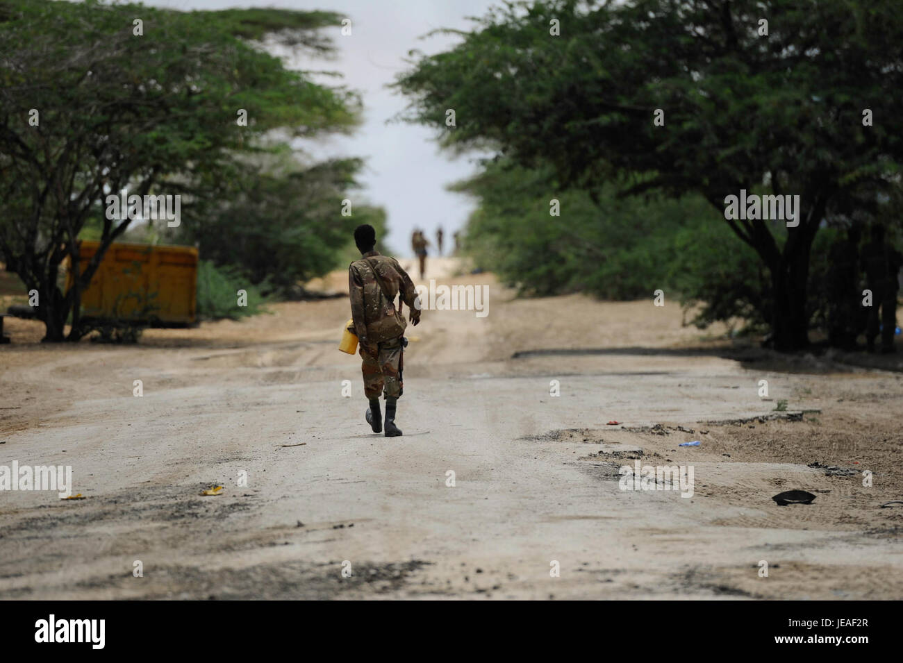 This image, captured on October 5, 2014, depicts the Barawe Offensive ...