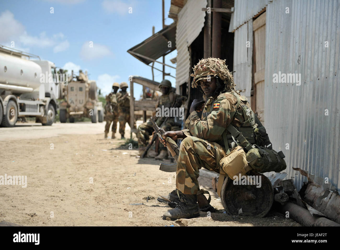 The image documents the beginning of the Barawe Offensive on October 5 ...