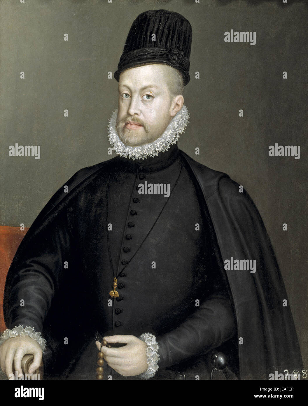 This is a portrait of Philip II of Spain, painted by Sofonisba ...