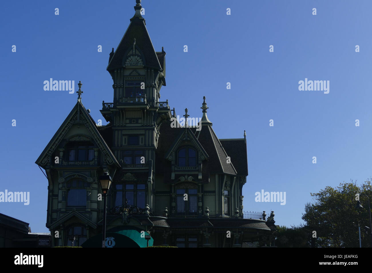A photograph of the Carson Mansion in Eureka, California, taken on ...
