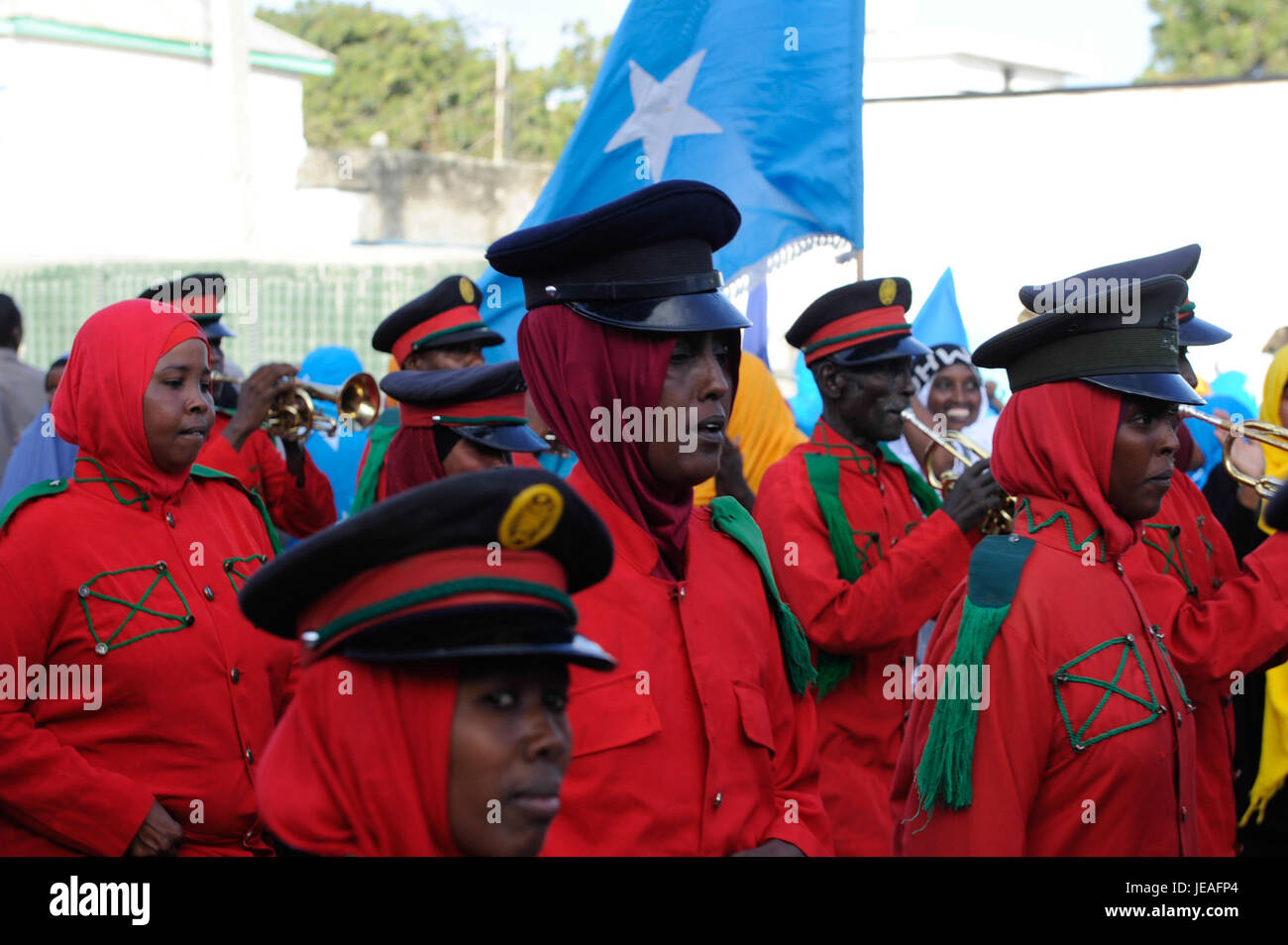 The image from October 12, 2014, commemorates Somali National Flag Day ...